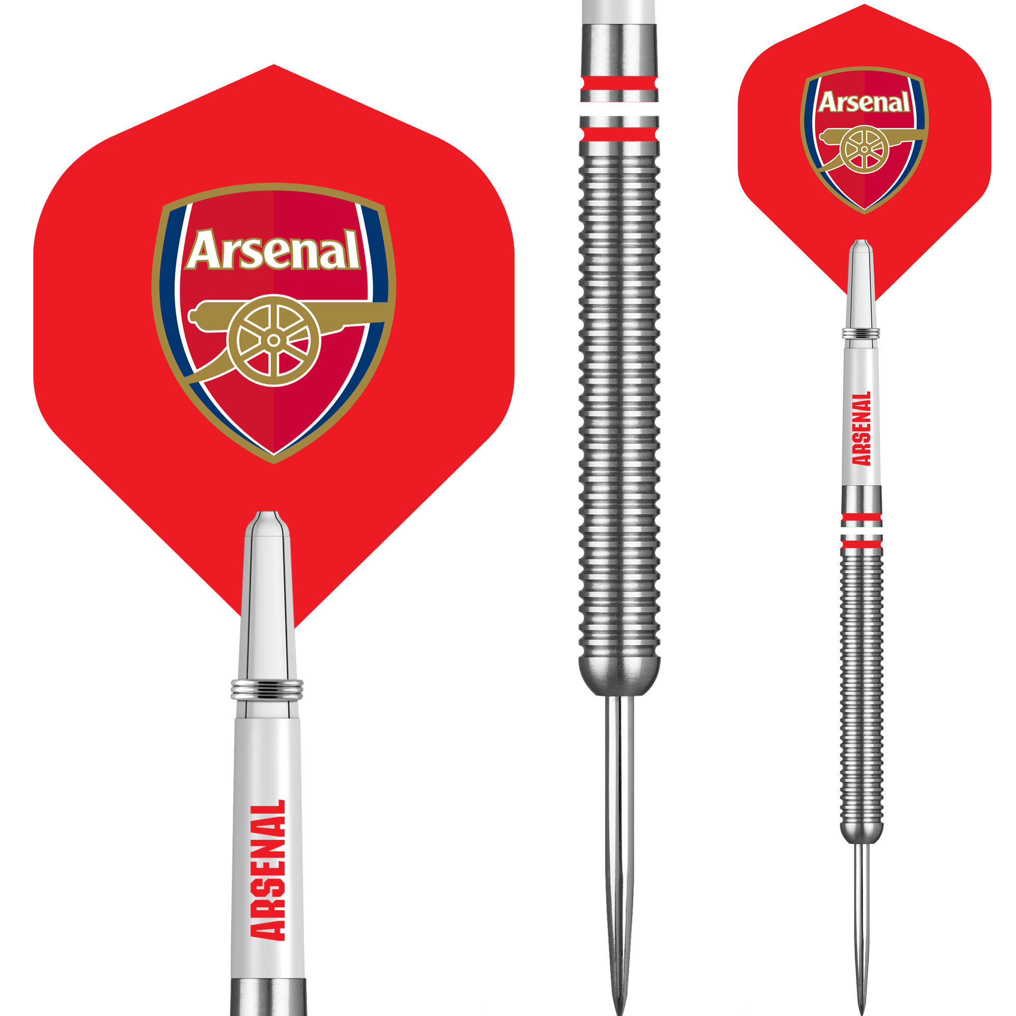 Arsenal FC Darts - Steel Tip Tungsten - Official Licensed - The Gunner