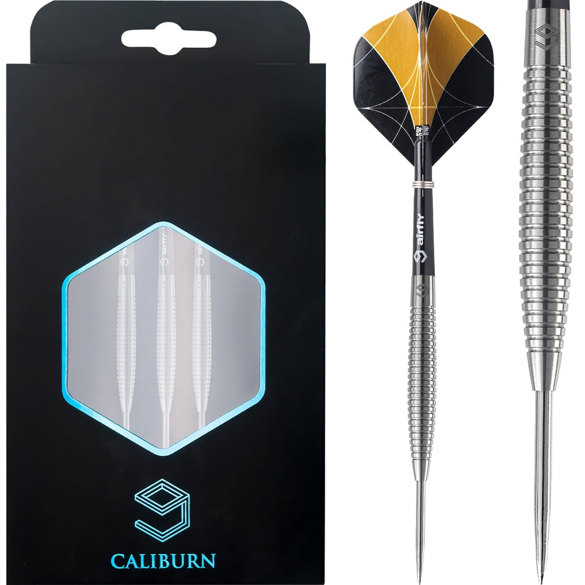 *Caliburn Mermaid II Darts - Steel Tip - 90% - Natural - 23g