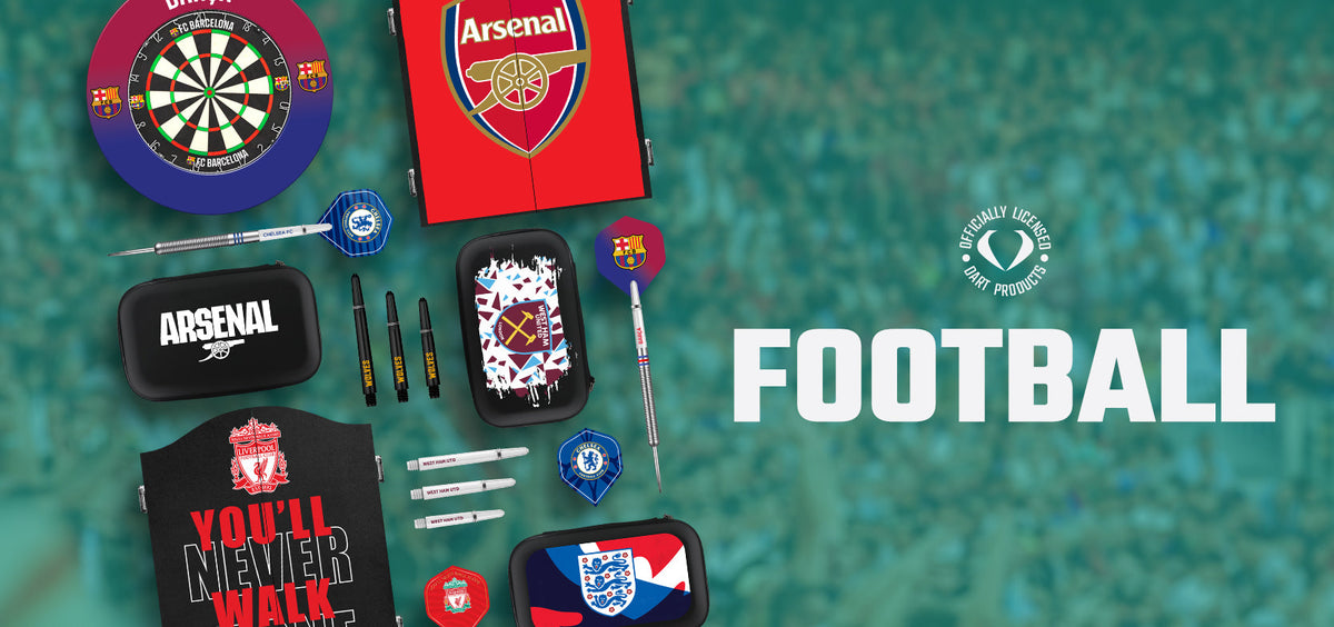 Football Steel Tip Darts | UK & International Teams | Darts Corner