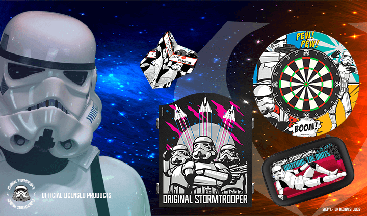Original Stormtrooper Dartboard & Darts Accessories | Darts Corner