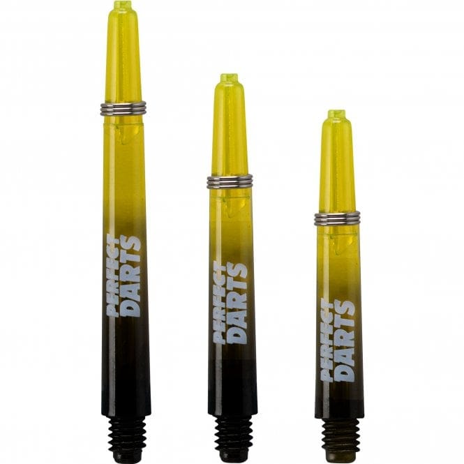 *Perfect Darts - Two Tone Shafts - Polycarbonate - Black & Yellow - 3