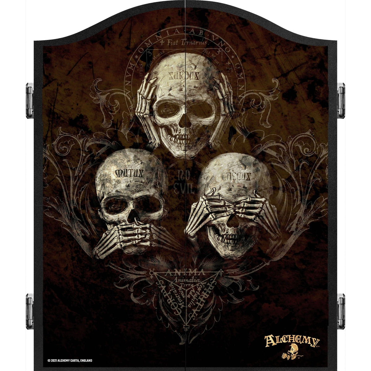 Alchemy Dartboard Cabinet - Official Licensed - Professional Design