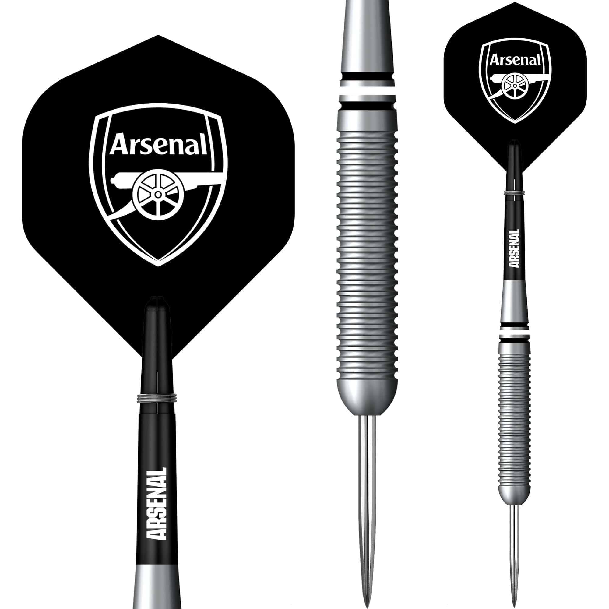 Arsenal FC Darts - Steel Tip Brass - Official Licensed - The Gunners