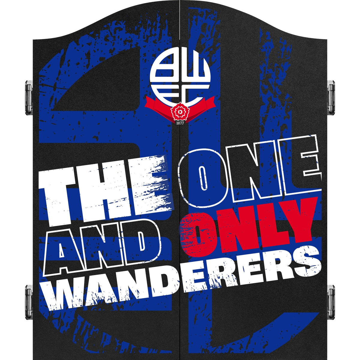 Bolton Wanderers Dartboard Cabinet - Official Licensed - BWFC - C4 - B