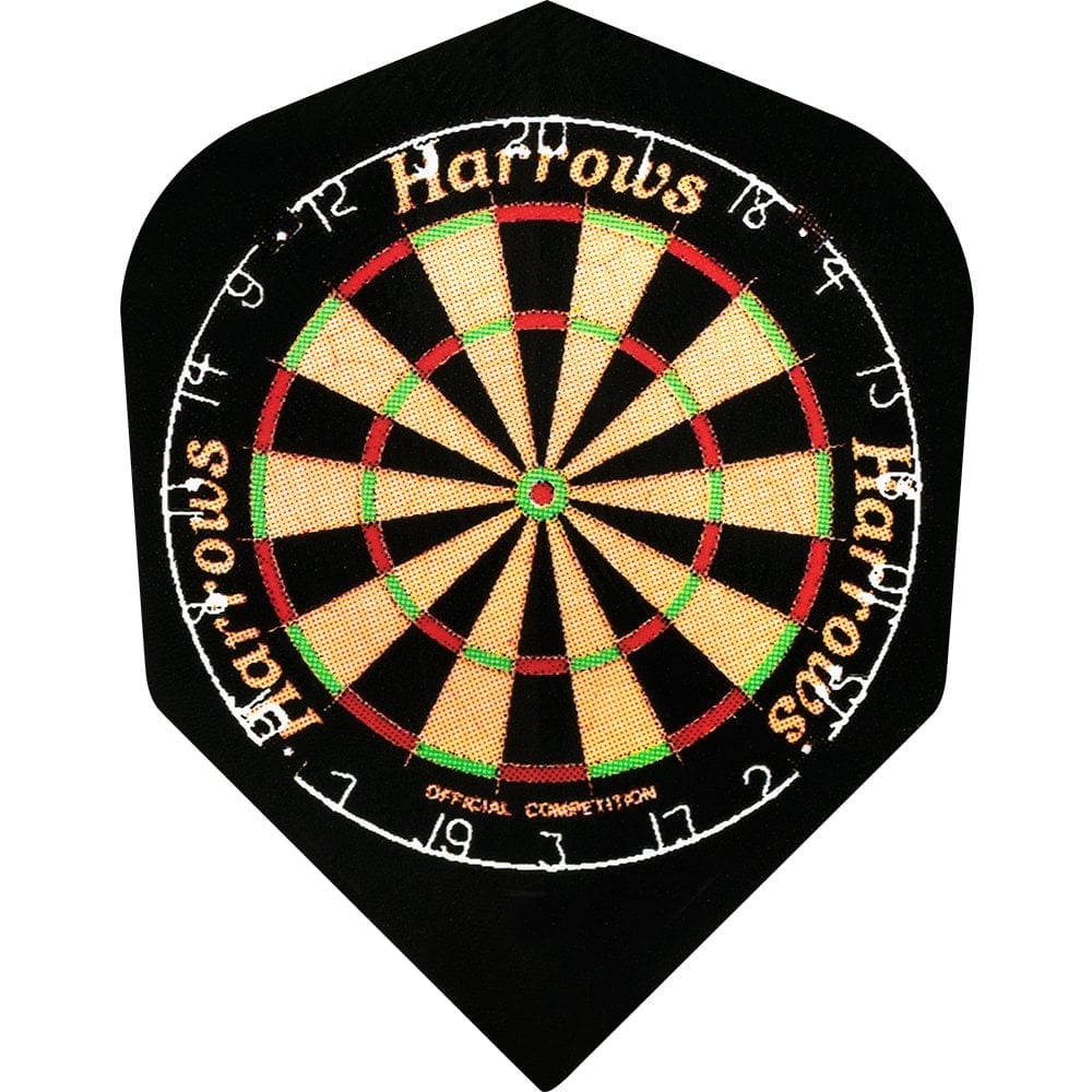 *Harrows Dart Flights - Quadro - Poly Classic - Std - Dartboard