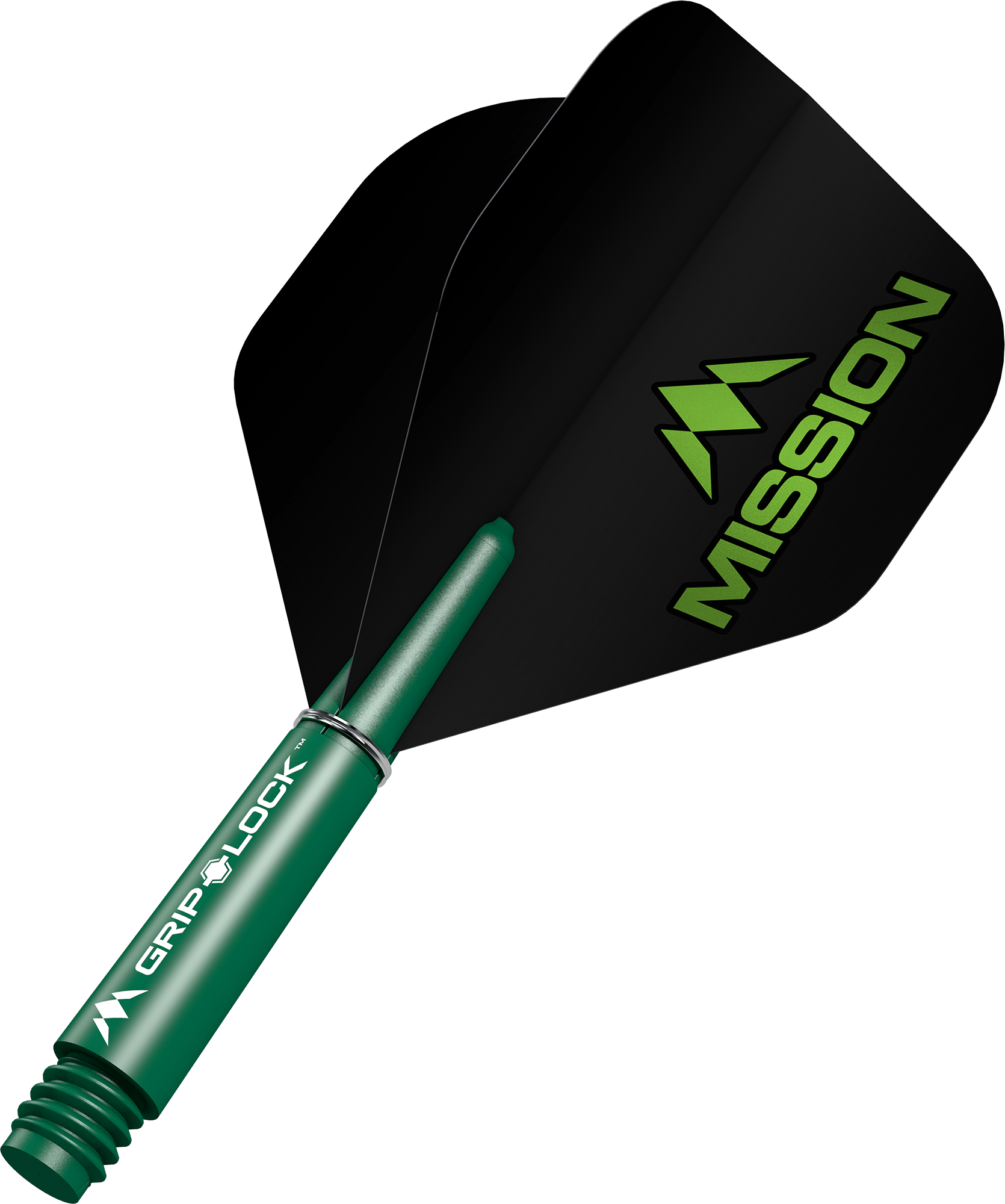 Mission Logo No2 Dart Flights Combo With Griplock Shafts