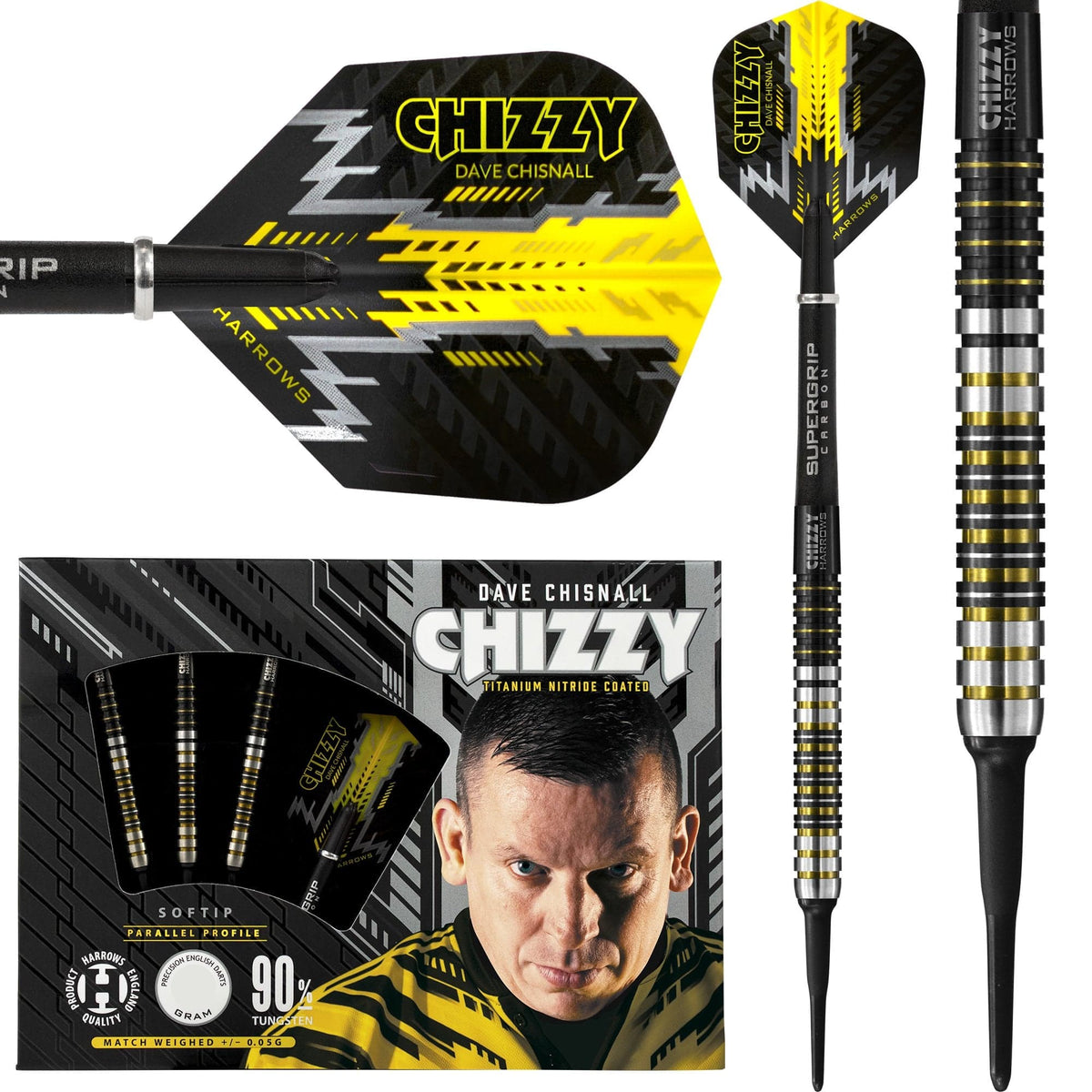 *Harrows Dave Chisnall Darts - Soft Tip - Chizzy - S2