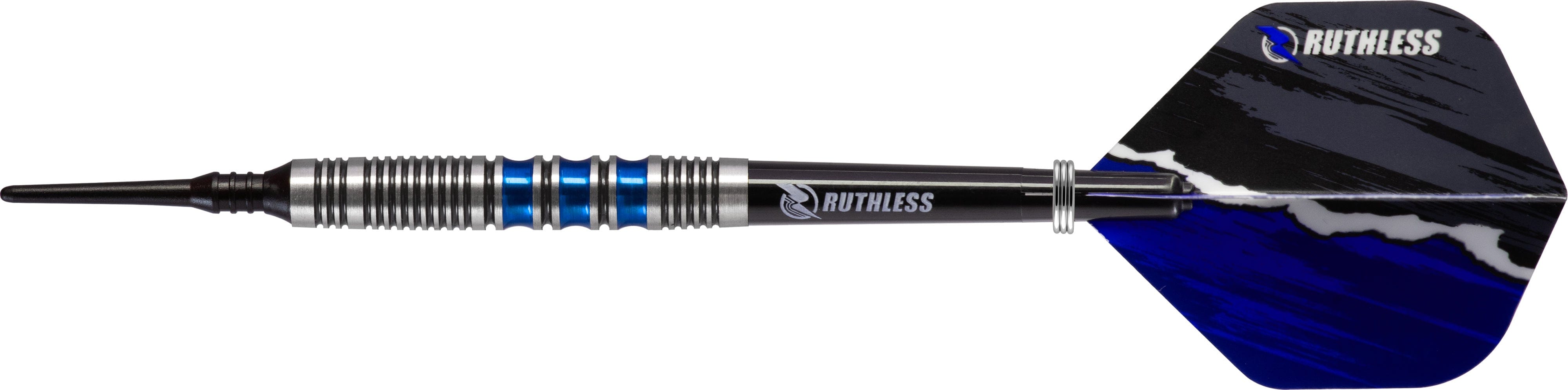 Ruthless Blue Falcon Darts - Soft Tip Tungsten - BW 16.0g - Blue - 18g