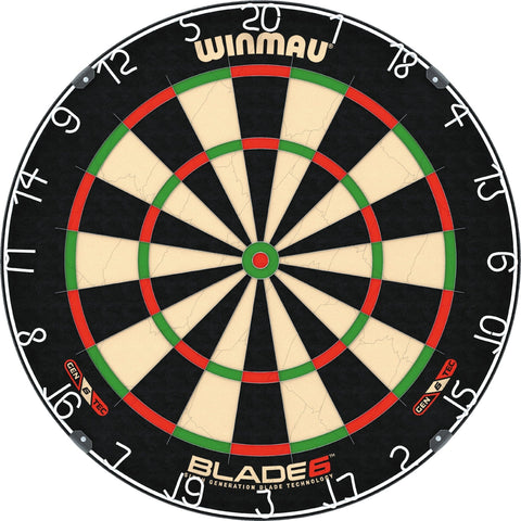 Winmau Blade 6 Dartboard - Professional - with Rota Lock System - Blad