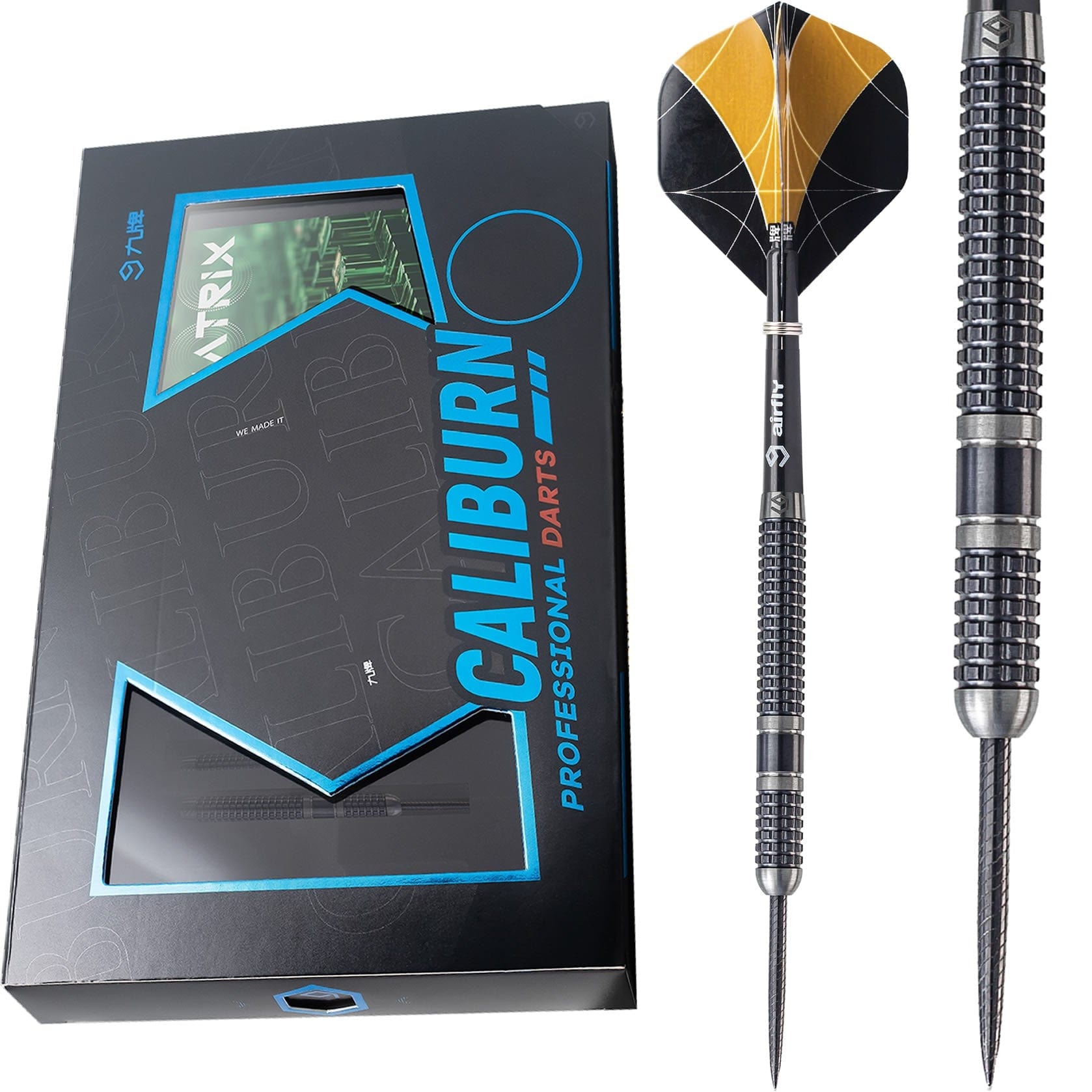 Caliburn Matrix I Darts - Steel Tip - 90% - A1 - Black