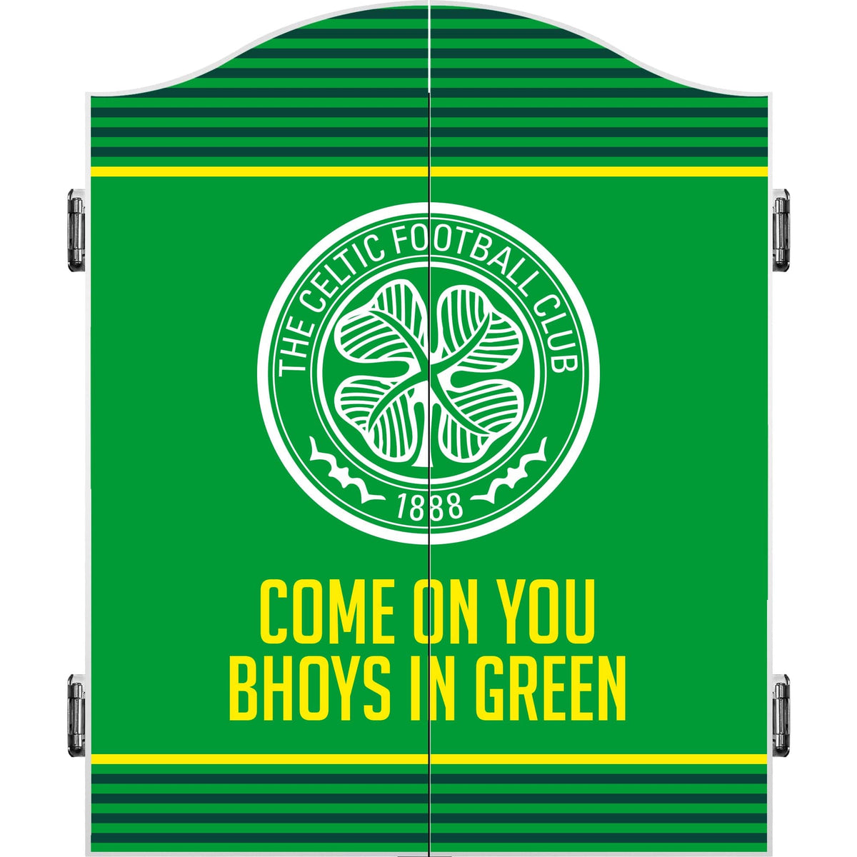 Celtic FC Dartboard Cabinet - Official Licensed - Celtic - C2 - COYB