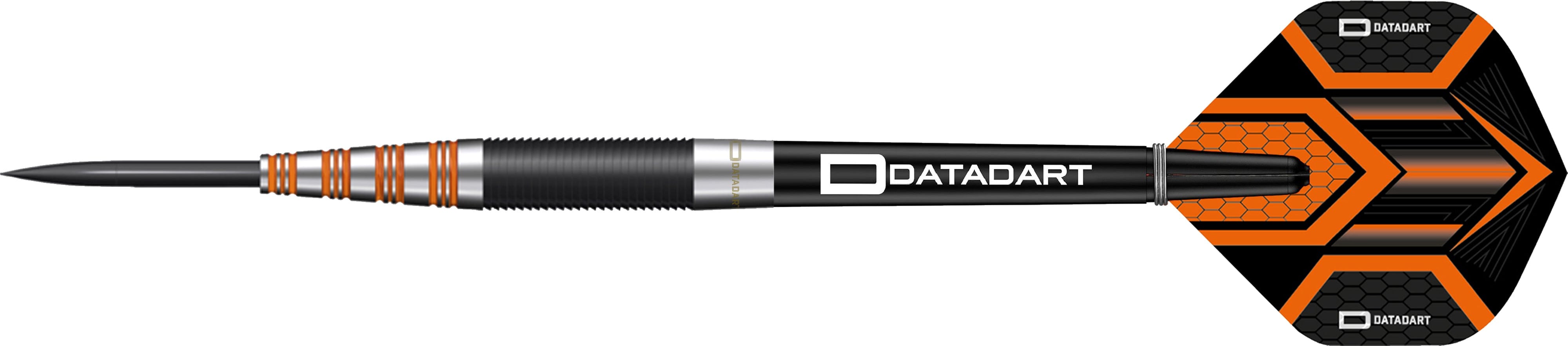 Datadart Draco Darts - Steel Tip - 95% - Black PVD - Orange