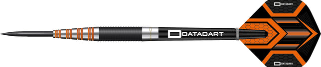 Datadart Draco Darts - Steel Tip - 95% - Black PVD - Orange