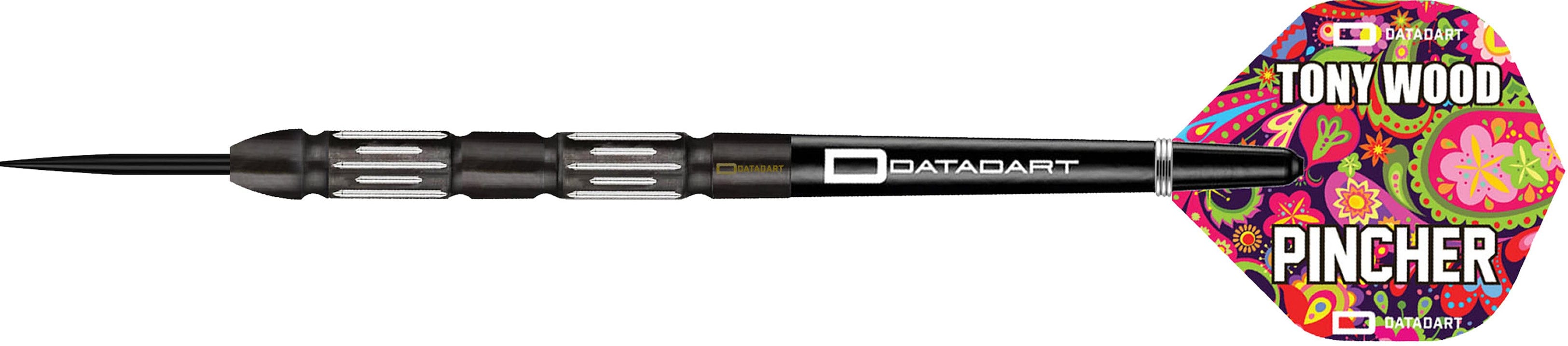 Datadart Tony Wood Darts - Steel Tip - 95% - Black Titanium