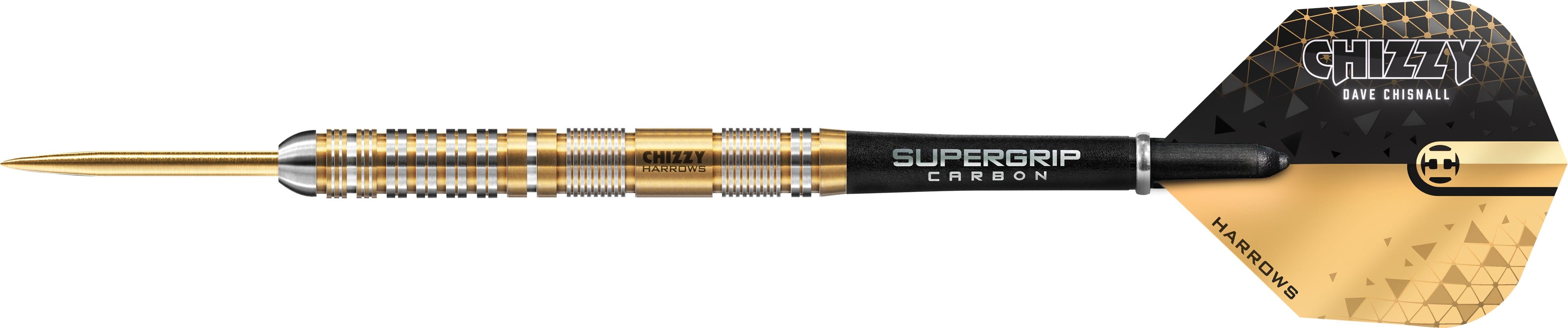 Harrows Chizzy v2 Darts - Steel Tip - 90% - Dave Chisnall - Gold Titan