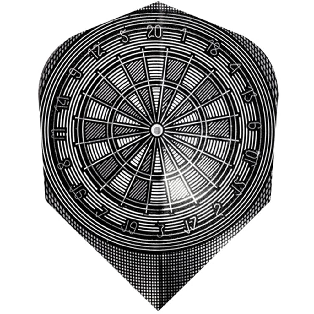 *Harrows Dart Flights - Quadro - Poly Classic - Std - Dartboard - Mono