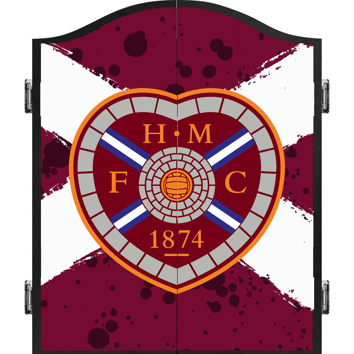 Heart of Midlothian FC - Official Licensed - Hearts - Dartboard Cabine