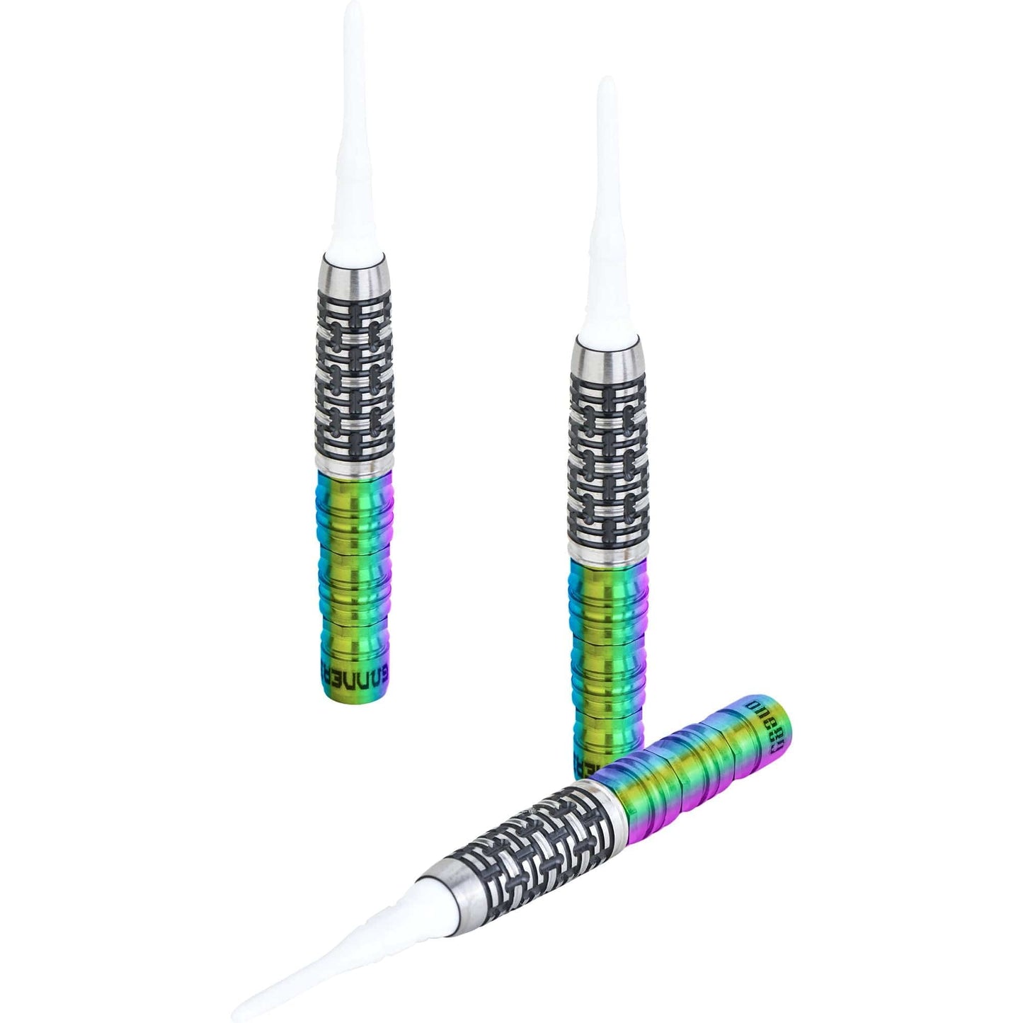 One80 Gunner III Darts - Soft Tip - Lourence Ilagan - Black & Chameleo