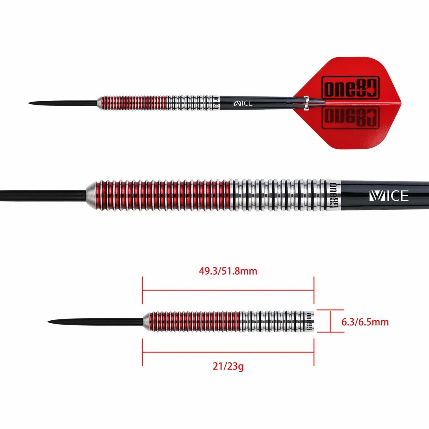 One80 Jaime Nuñez Cortes Darts - Steel Tip - JNC - Signature Darts - E
