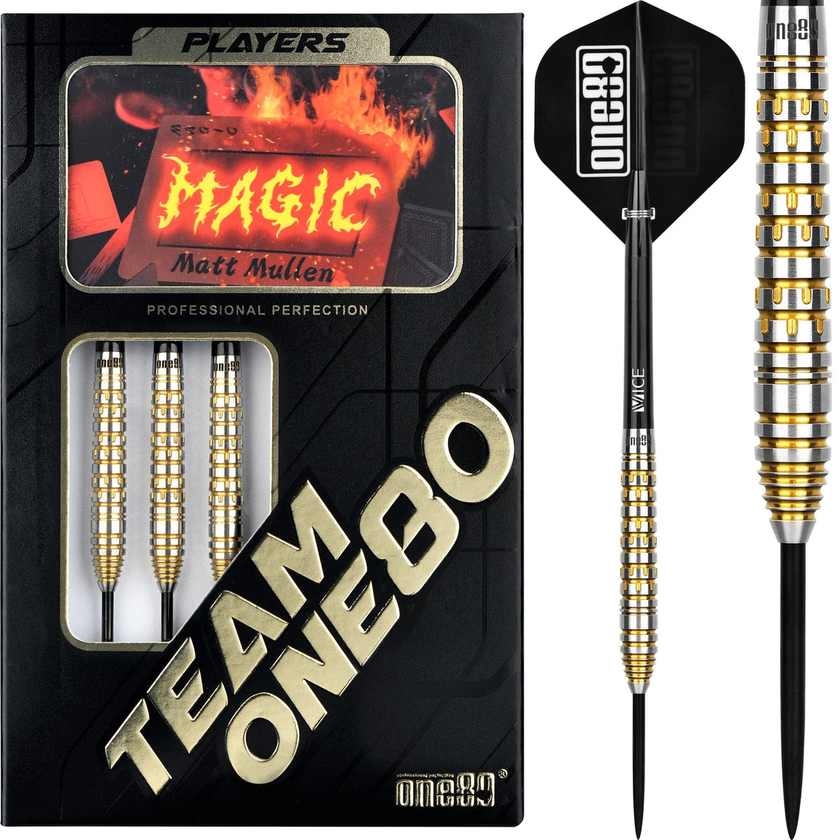 One80 Matt Mullen Darts - Steel Tip - Magic - Signature - 23g