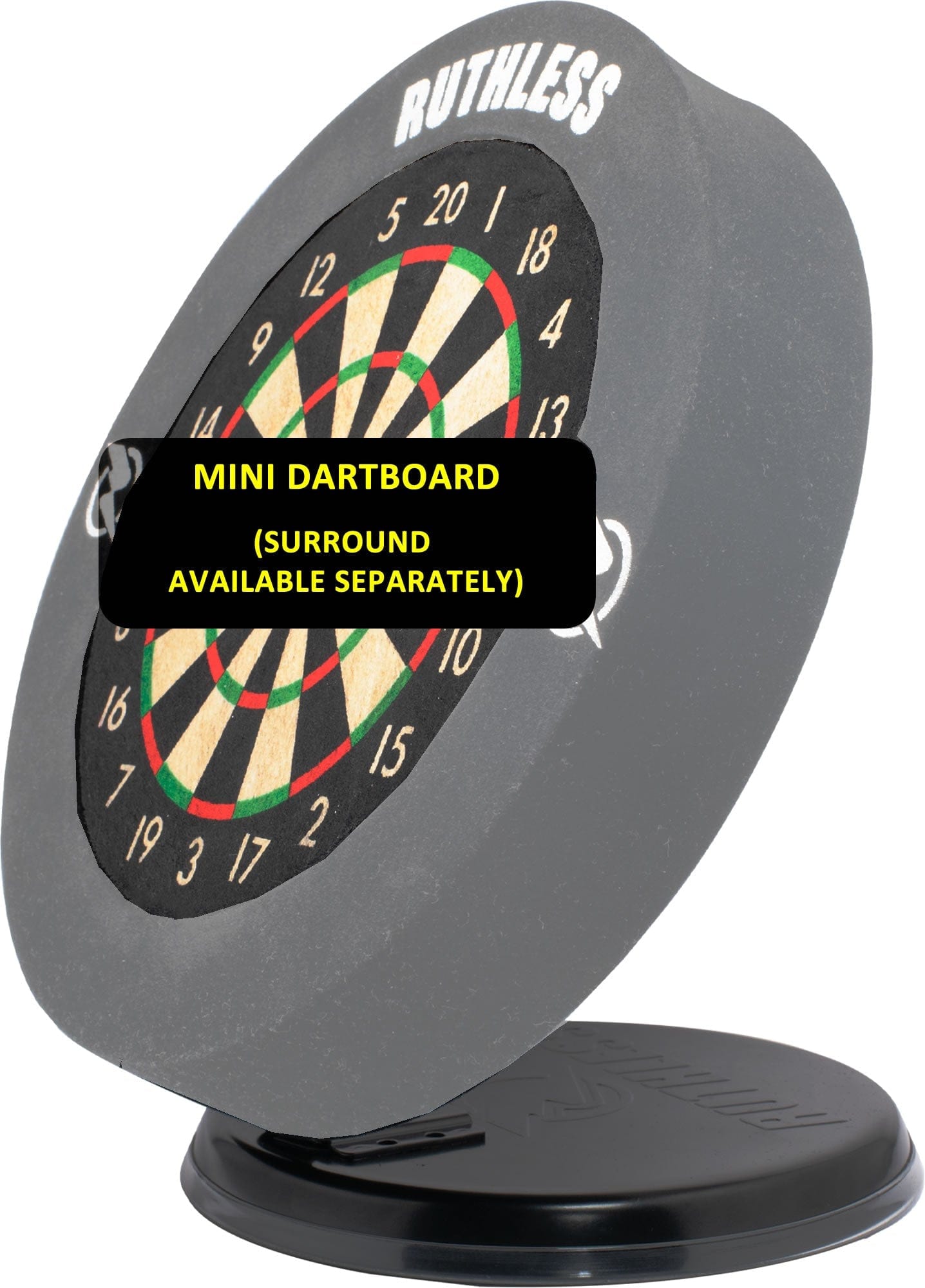 Ruthless Mini Desktop Dartboard - 6 Inch - Desk Version or Wall ...
