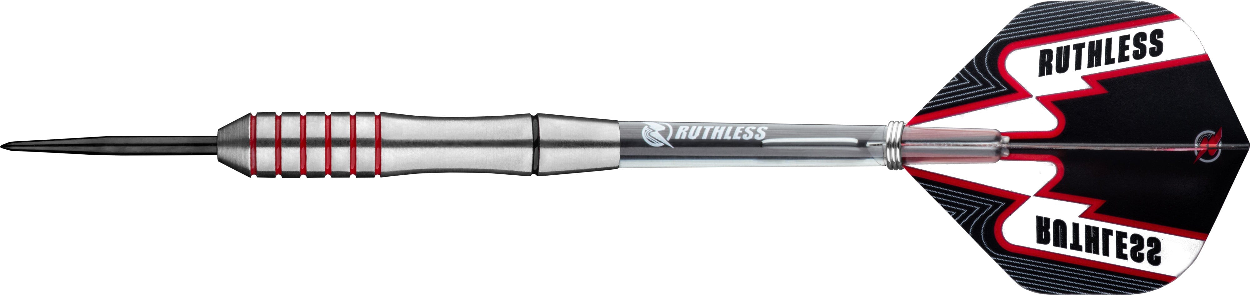 Ruthless Scallop Darts - Steel Tip - Front Ring - Black & Red - 29g