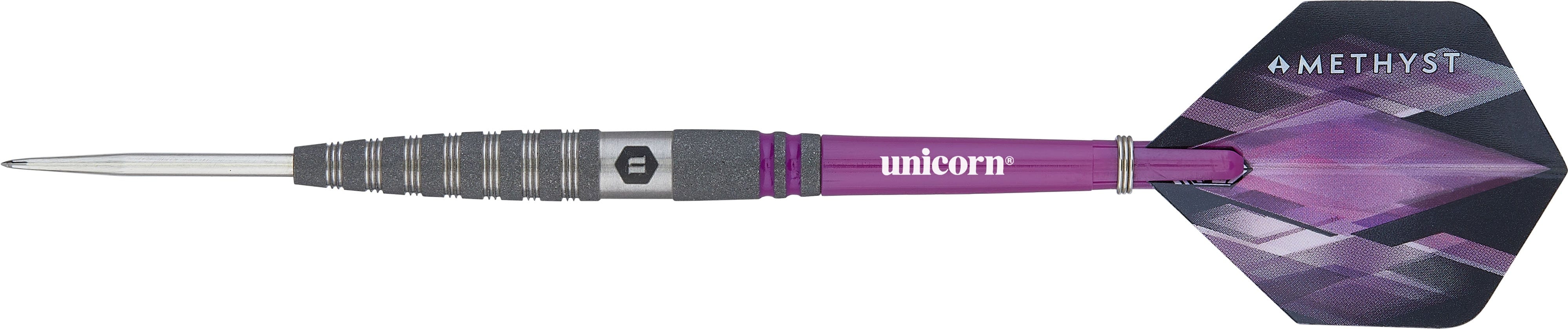 Unicorn Amethyst Darts - Steel Tip - Utech - Style 4 - Sandblasted