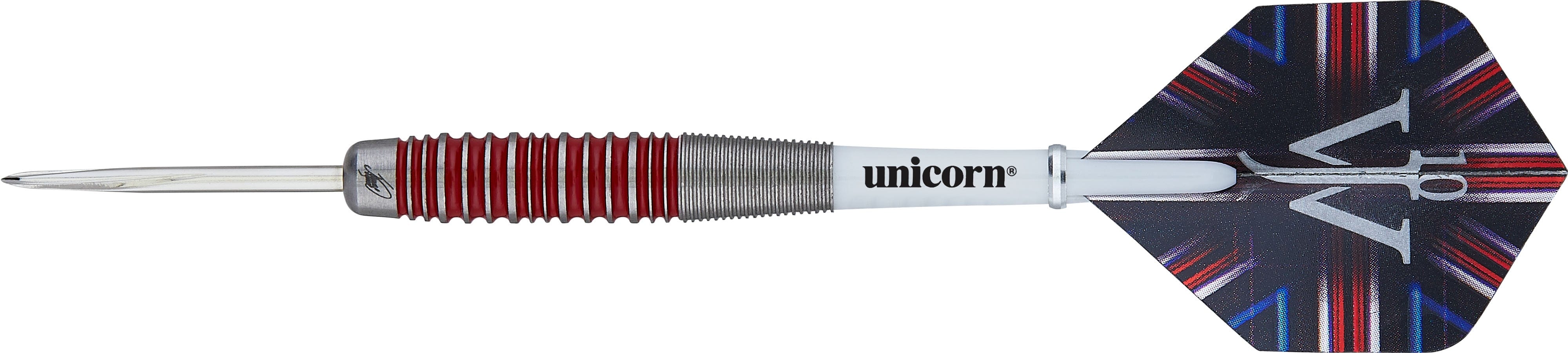 Unicorn James Wade Darts - Steel Tip - The Machine - Red Ringed