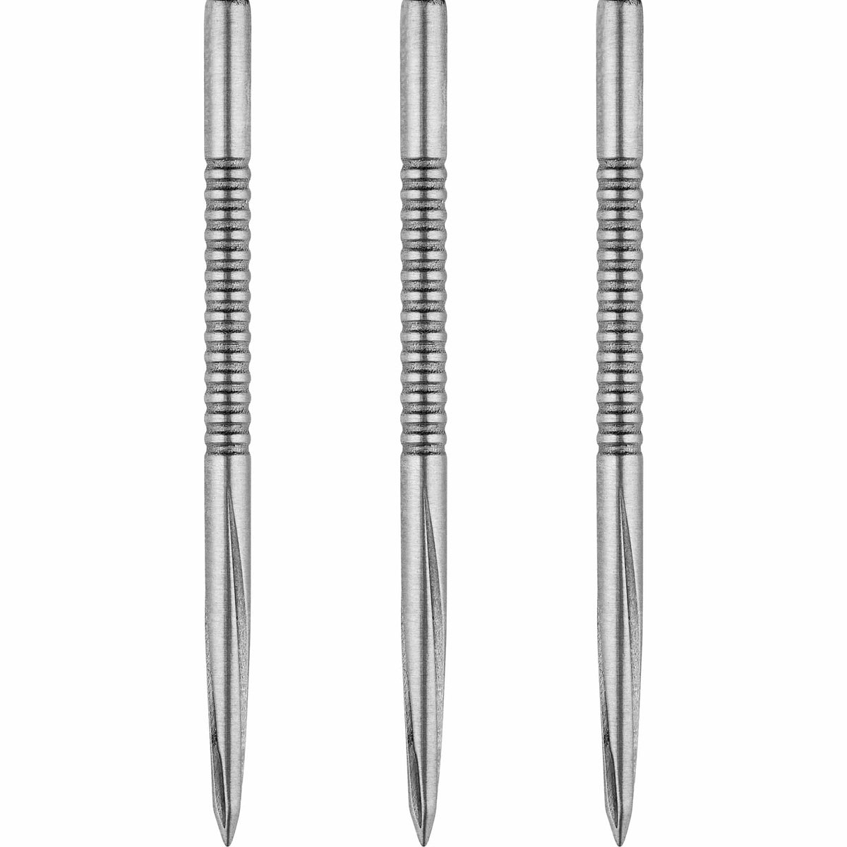 Unicorn Volute Dart Points - Steel Tip - Micro Shark Fin - Silver