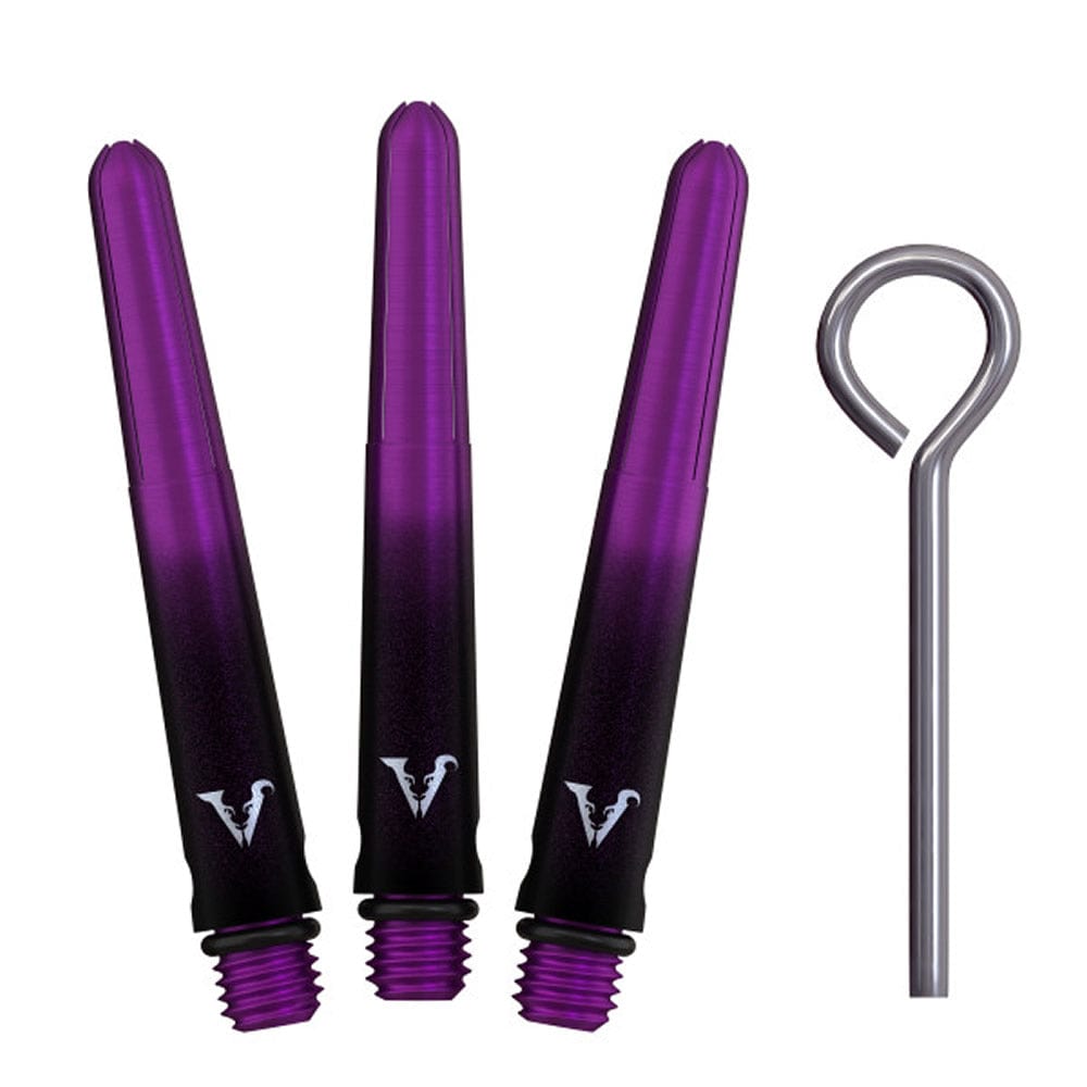 Viper Viperlock Aluminium Dart Shafts - inc O-Rings and Locking Pin