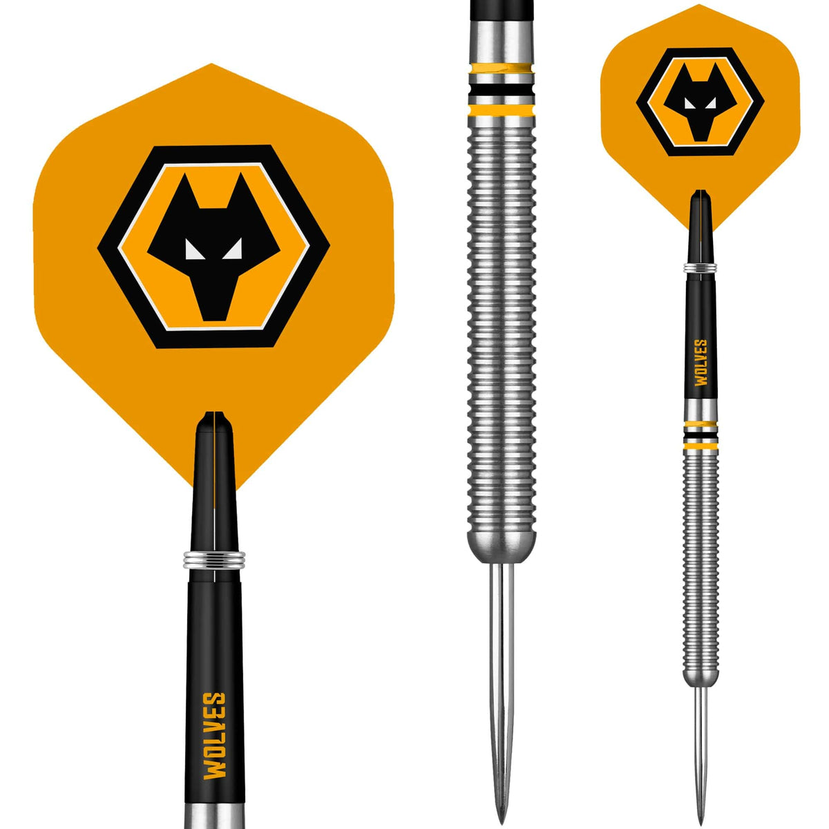 Wolverhampton Wanderers FC Darts - Steel Tip Tungsten - Official Licen